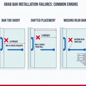California ADA Shower Requirements: Grab Bars & Shower Types